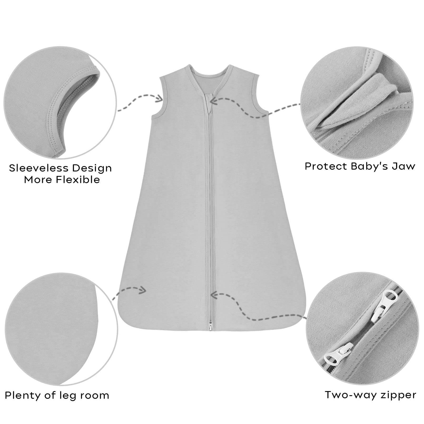 Looxii Baby Sleep Sack 12-18 Months Wearable Blanket Baby Swaddle Transition Sleeping Bag Soft Comfortable