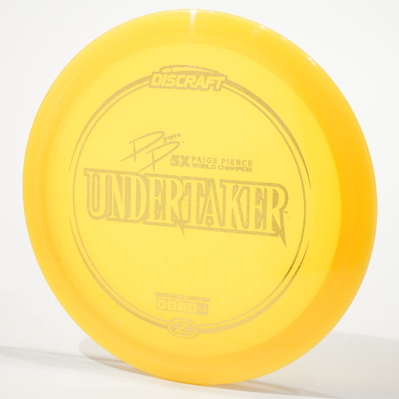 Discraft Undertaker (Z-Line) Paige Pierce Signature Driver Golf Disc, Pick Weight/Color [Stamp & Exact Color May Vary] Green 170-172 Grams