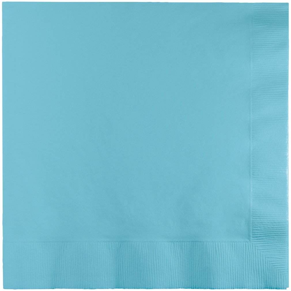 Creative Converting Napkins, One Size, Pastel Blue