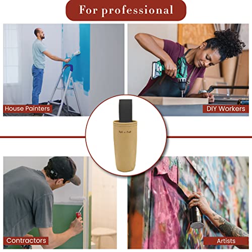 Style n Craft Spray Paint Can Holder, Heavy-Duty 600D Polyester Spray Paint Can Holder, Khaki and Black (76022)