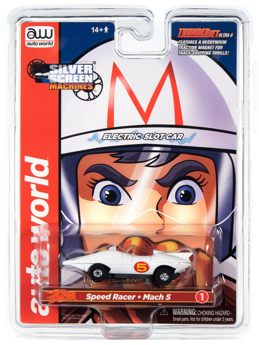 DDK COLLECTIBLES SC372-1 AUTO World THUNDERJET R36 Speed Racer MACH 5 HO Scale Electric Slot CAR