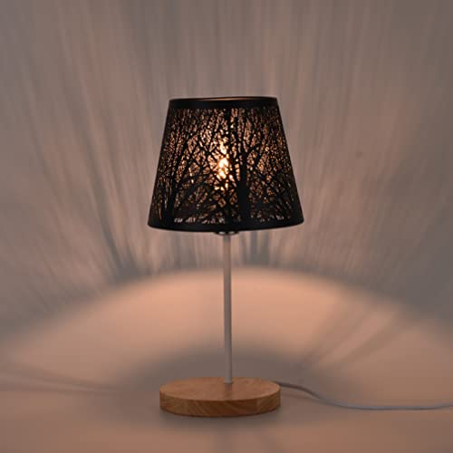 OSALADI Lamparas De Pie para Sala Tree Shadow Lamp Bedside Lamp Decorative Nightstand Lamp Desk Lamp Contemporary Style Small Accent Table Lamp for Living Room Bedroom Galaxy Lamp