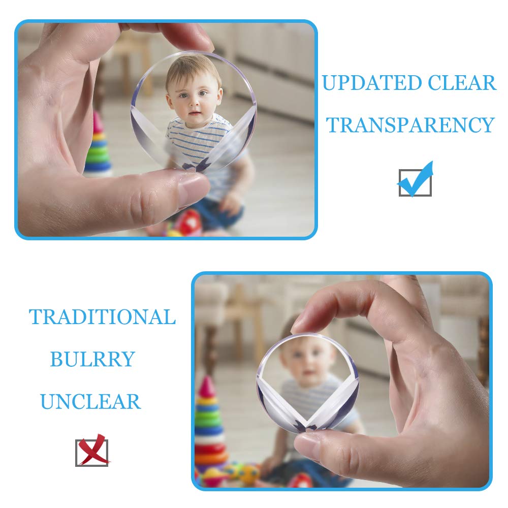 Corner Protector, Clear Baby Proofing Table Corner Guards, Furniture Corner Covers for Baby Safety - 12 Pack
