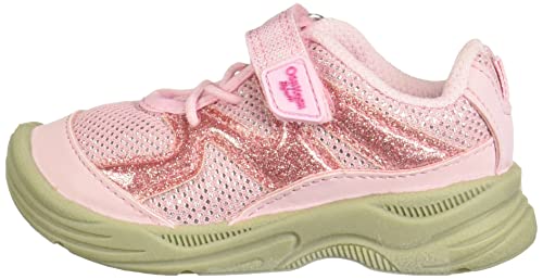 OshKosh B'Gosh Girls Dyana Bump Toe Sneaker, Light Pink, 4 Toddler