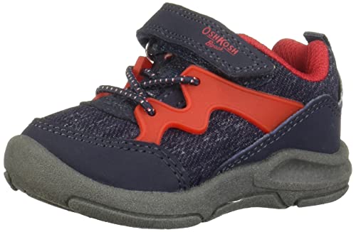 OshKosh B'Gosh B'Gosh Everplay Wizard Kidsâ Tennis Shoes Boysâ Sneakers, Navy/Red, 4 Toddler
