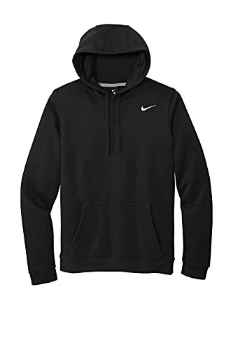 Nike Men's Hoodie Black/White nkCJ1611 010 (Large)