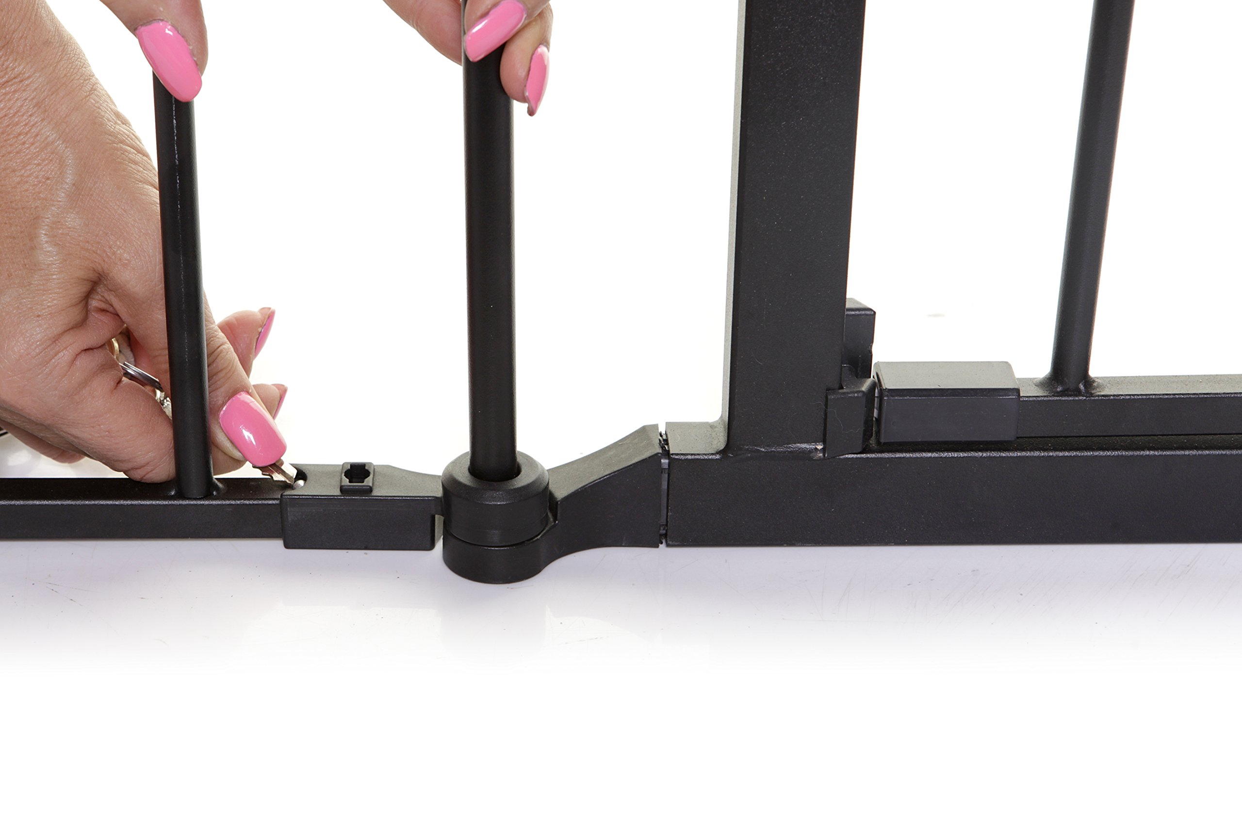 Dreambaby Mayfair Converta & Newport Adapta Baby Safety Gate Extension - 24 inches Wide - Black - Model L2041BB
