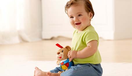 VTech Happy Lights Bear, Brown