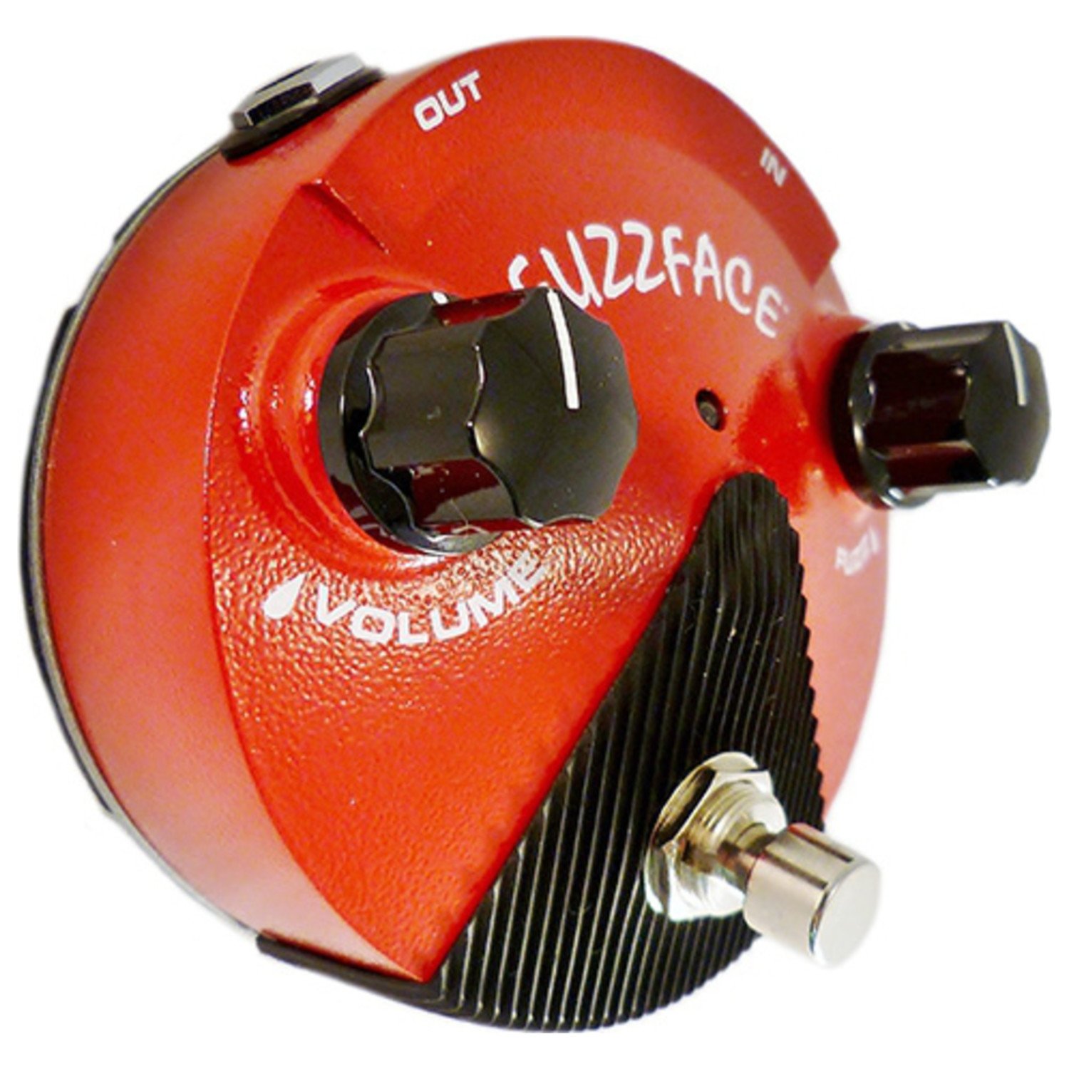 Dunlop FFM2 Red GERMANIUM FUZZ FACE MINI Pedal w/ 9V Power Supply and Patch Cables