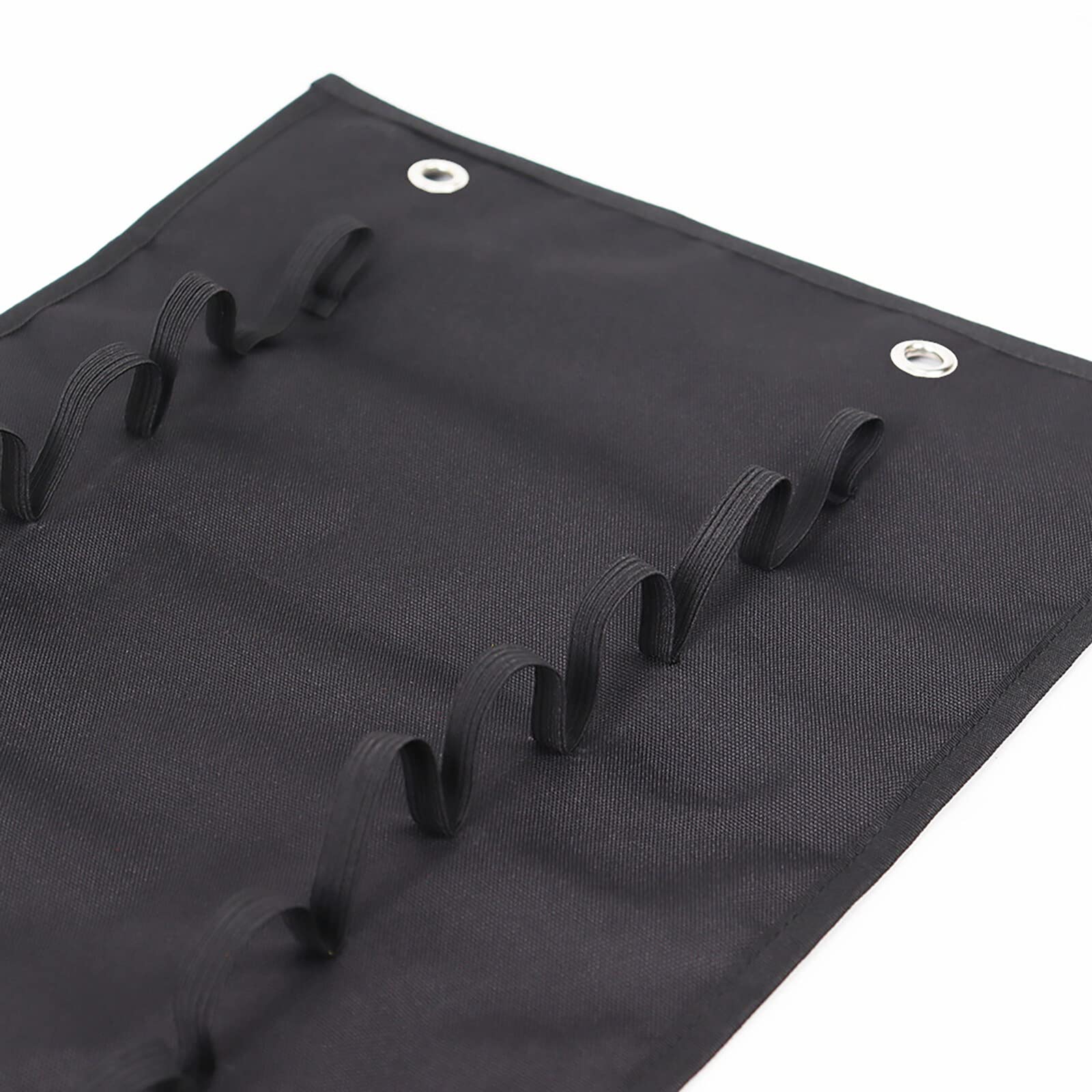 iFCOW Vinyl Roll Holder, Roll Storage Hanging Bag with 2 Hook 48 Roll Compartments Adjustable Size Vinyl Roll Organizer for Craft Room