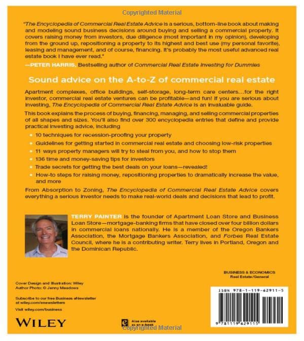 The Encyclopedia of Commercial Real Estate Advice: How to Add Value When Buying, Selling, Repositioning, Developing, Financing, and Managing