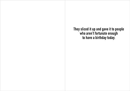 RSVP Democrats Took Your Cake Funny/Humorous Political Birthday Card,Red,5" x 7",GC-B5667A