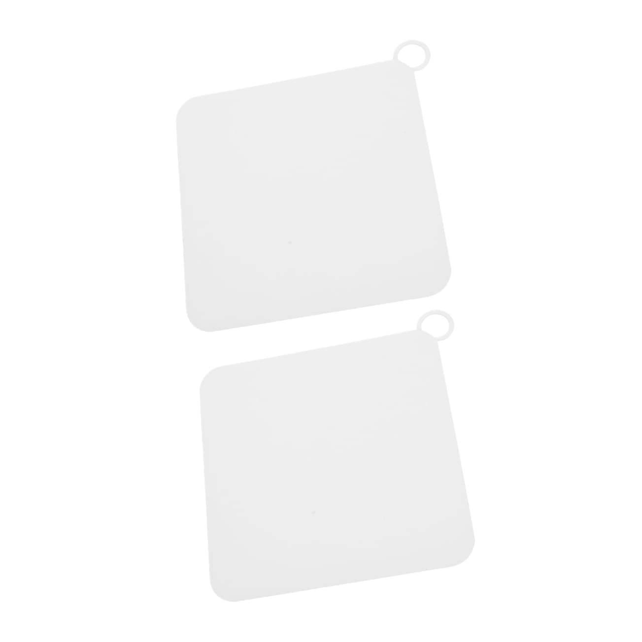 NESTINGHO 2pcs Toilet Insect Mat Sink Strainer Plug Tub Strainer Hair Catcher Lamp Topper Bath Plug Drain Water Sewer Covers Sink Strainer Stopper Toilet Drain Covers Floor White