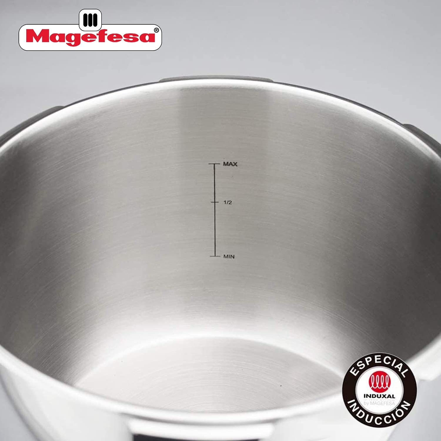 Frigoverre 01OPSTABO10 MAGEFESA – Pressure Cooker with Pump Model Star 10 L, Steel, Multi-Colour, 26 cm