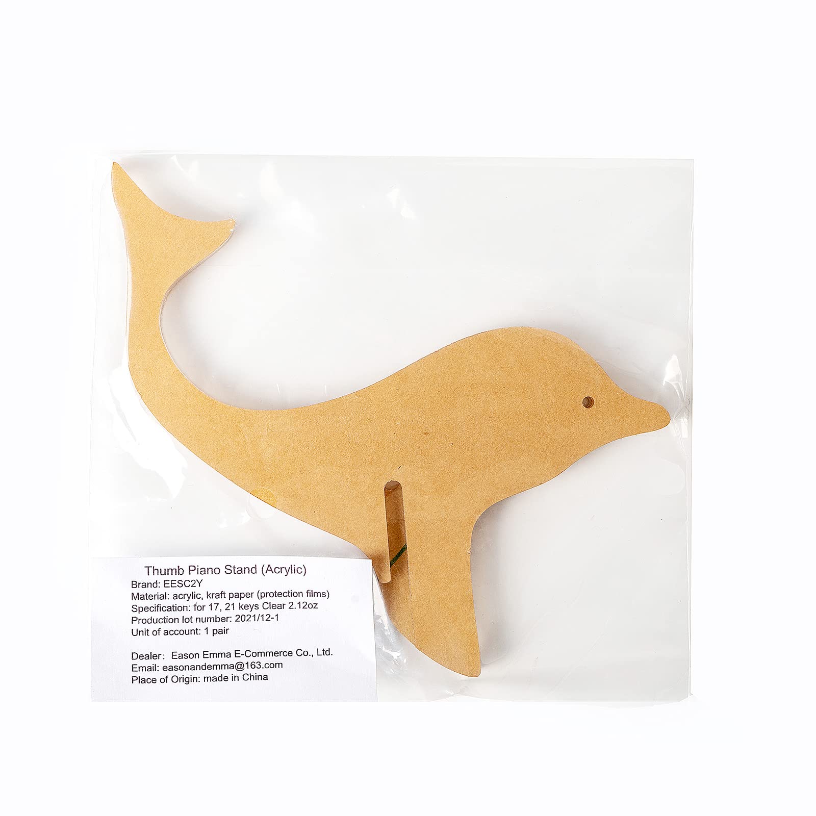 EESC2Y 1 Pair x Clear Acrylic Kalimba Stand, Thumb Piano Holder Display for 10/17/21 Keys Kalimba