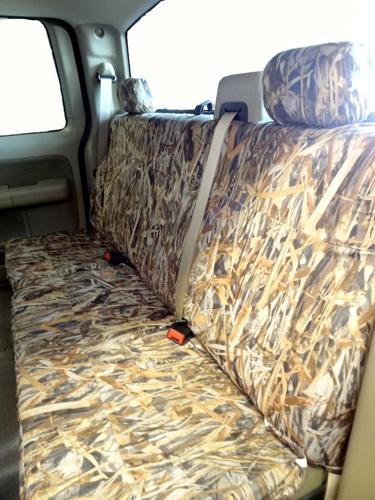 Durafit Seat Covers, FD9 SA-C, 2004-2008 Seat Covers Made for F150 XLT Super Cab Complete Front and Rear Seat Set in Custom Waterproof Savanna Camo Endura