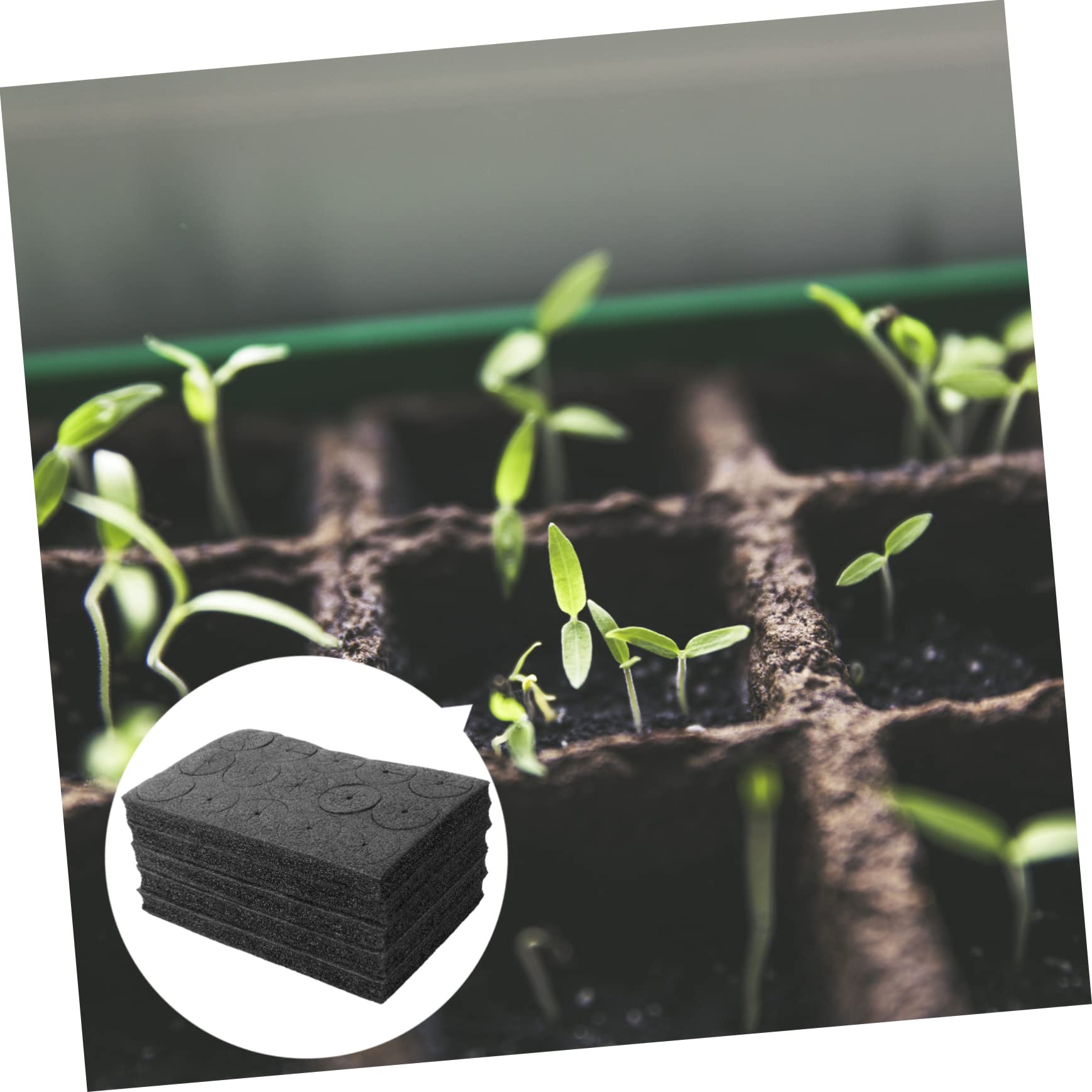DECHOUS 150 Pcs Foam Colonization Sponge Germination Sponge Growing Sponge Hydroponic Sponges Plant Nursery Pot Nursery Pots Sponge Plant Germination Kits Hydroponics Accessories