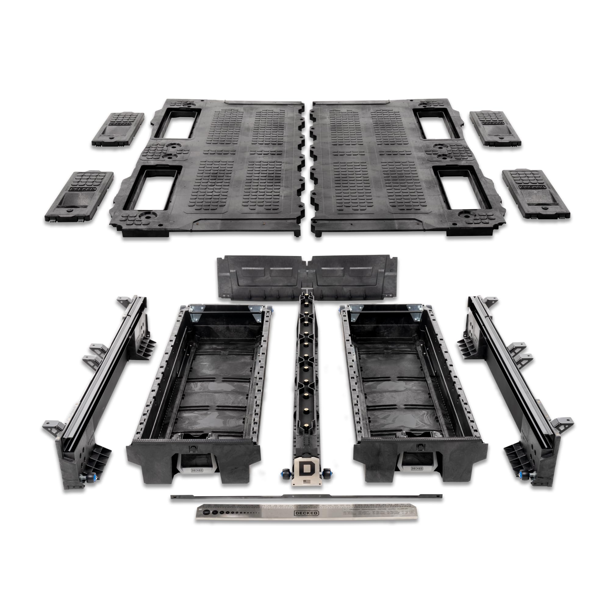 DECKED Ford Truck Bed Storage System Includes System Accessories |