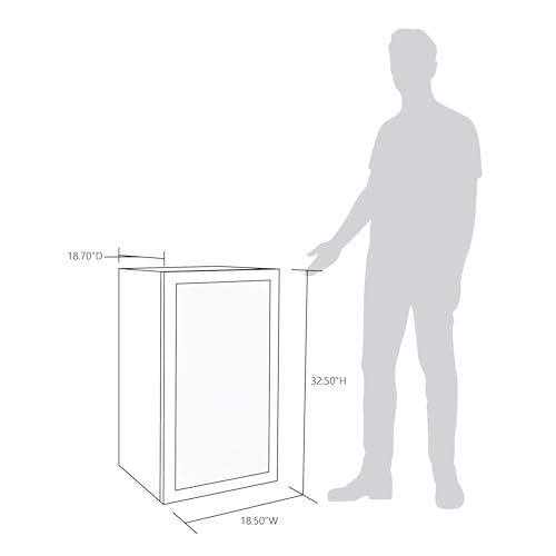 NewAir Beverage Refrigerator Cooler with 126 Can Capacity - Freestanding Mini Bar Beer Fridge for Bedroom, Dorm, Office - Small Refrigerator Cools to 37F Perfect For Beer, Soda, And Drinks