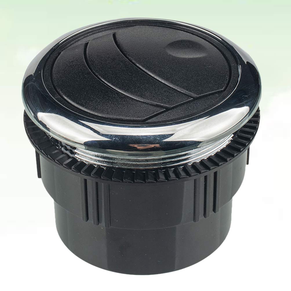 Didiseaon Air Conditioner Ceiling Vent Outlet Round A/C Electroplate Corner Vents for RV Bus Electric Car Caravan Diamter 87mm/75mm Tube Size 70mm