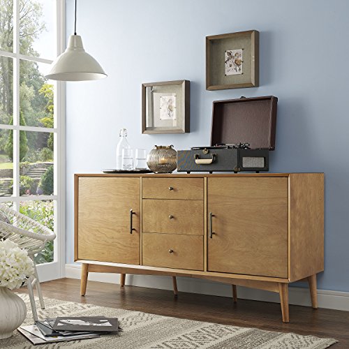 Crosley Furniture Landon Buffet and Large Console, Acorn