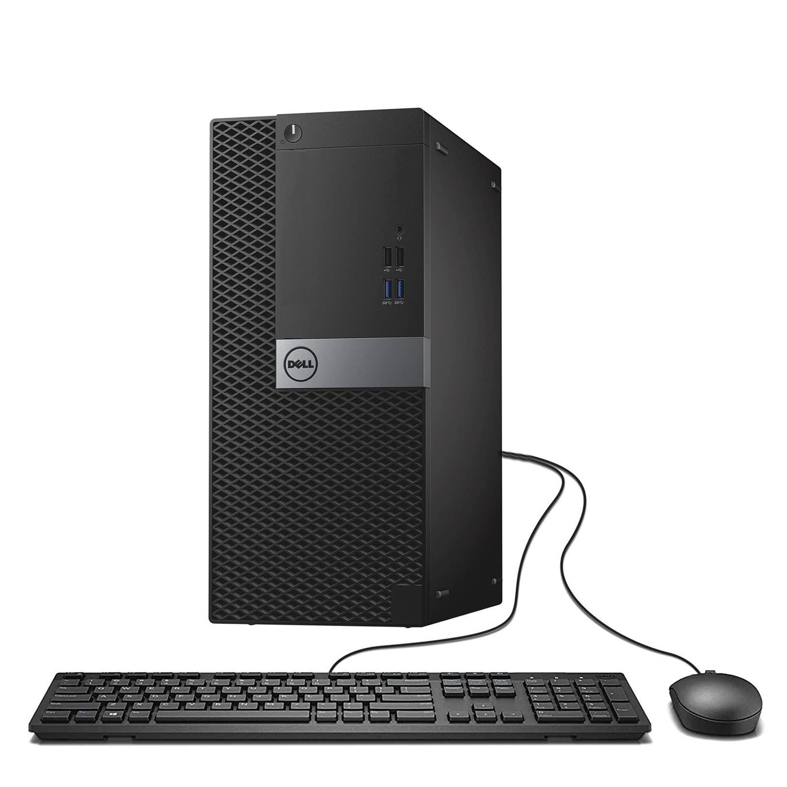 Dell OptiPlex 5040 Tower High Performance Business Desktop Computer, Intel Quad Core i7-6700 up to 4.0GHz, 32G RAM, 2T HDD, WiFi, BT, 4K Support, DP, HDMI, Windows 10 Pro 64 En/Sp/Fr(Renewed)