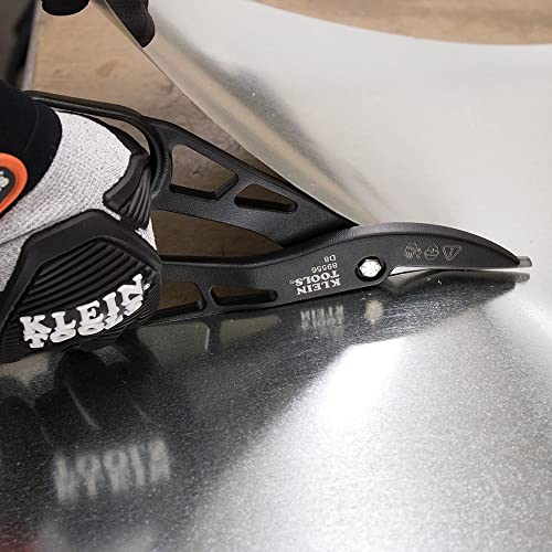 Klein Tools 89556 Metal Cutter, Tin Snips Cut Tin, Copper, Aluminum, Vinyl, Steel and Stainless Steel, 12-Inch