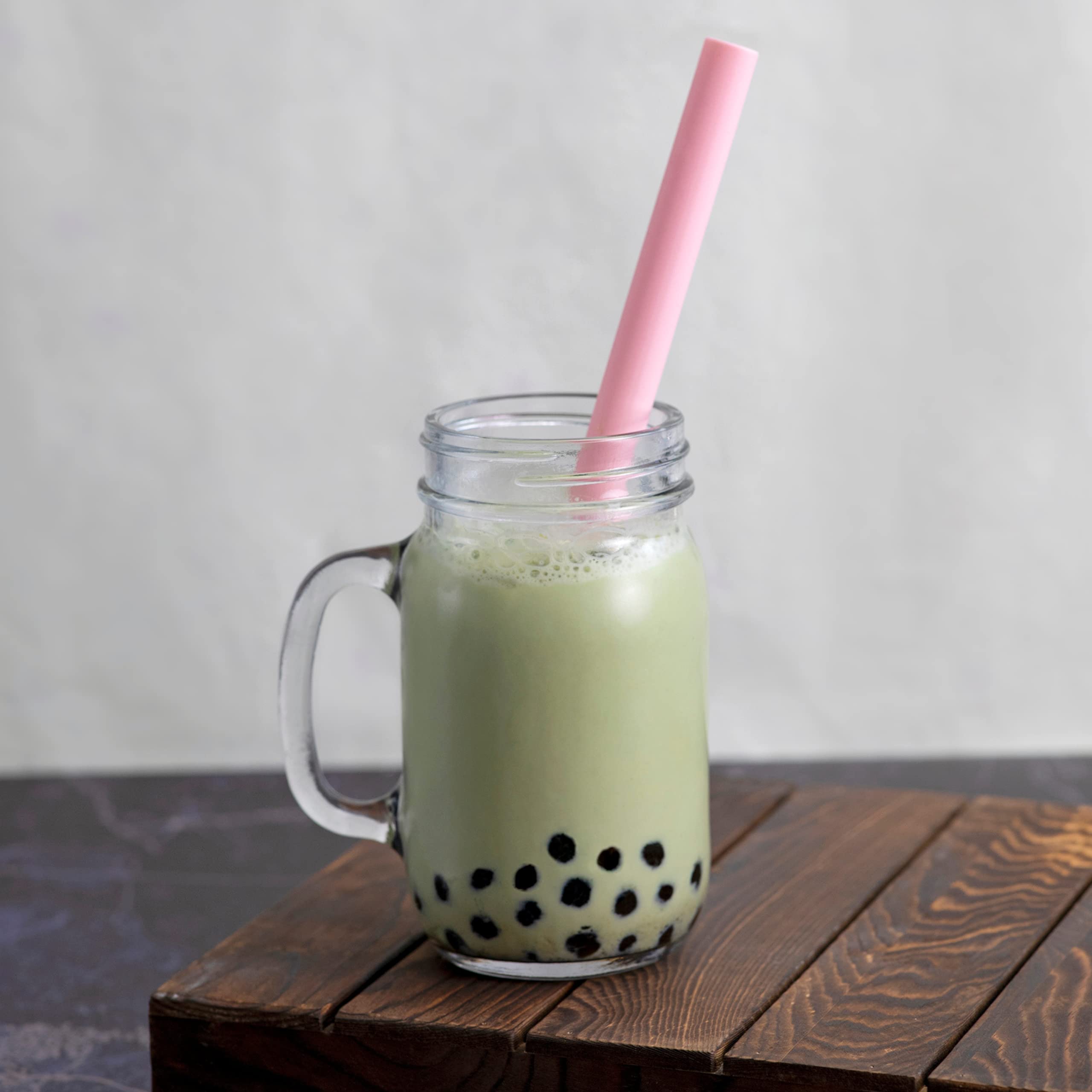 GIR: Get It Right | Extra Wide Reusable Straws for Smoothies, Boba Tea + Milkshakes | Great for Hot + Cold Drinks |, Sunny, 2-Pack, 2 Count