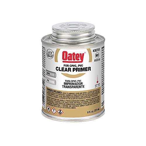 Oatey 30751 House Primers, 8 Fl Oz (Pack of 1), Clear