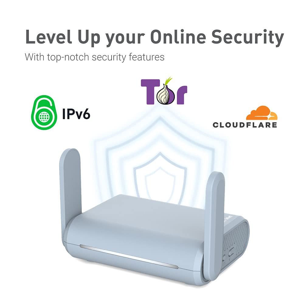 GL.iNet GL-MT1300 (Beryl) VPN Wireless Little Travel Router – Connect to Hotel WiFi & Captive Portal, USB 3.0, 3 Gigabit Ports, Range Extender, Assess Point, Pocket-Sized, MicroSD Slot, Easy to Setup