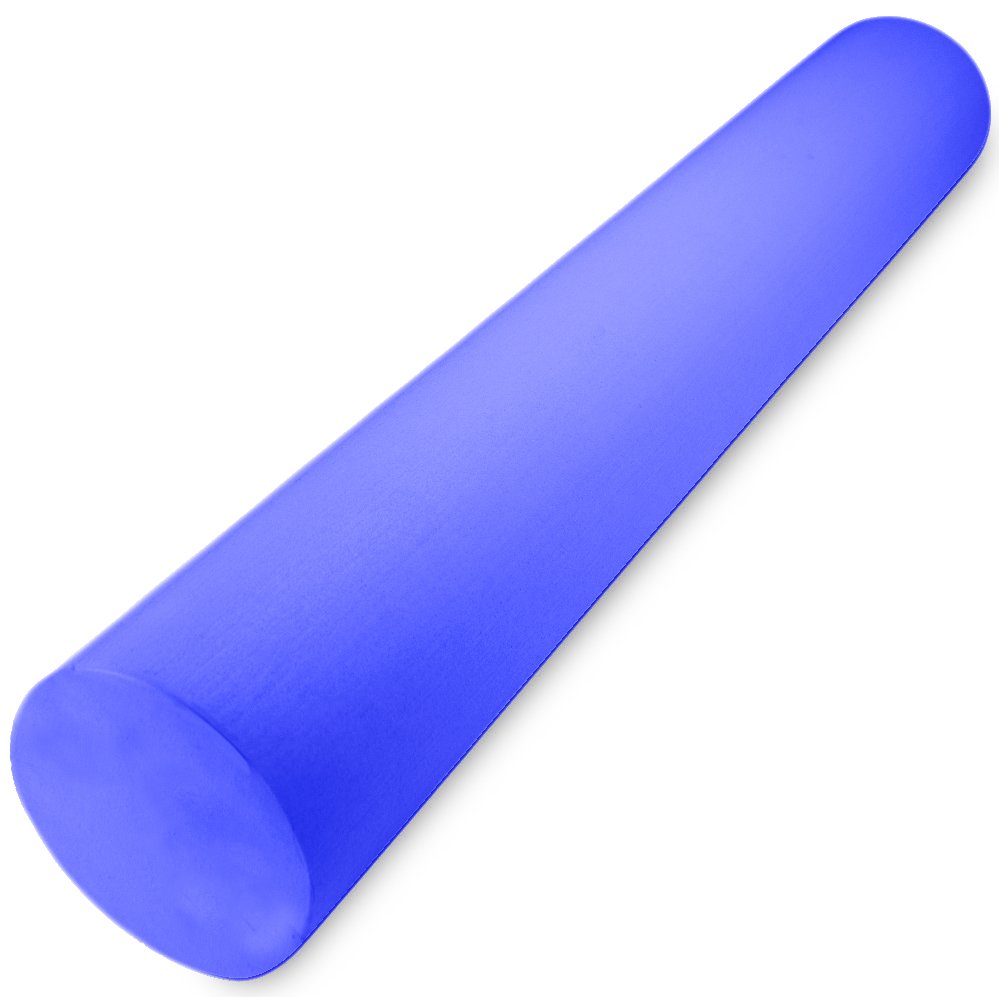 Crown Sporting Goods 36" x 6" Premium EVA Foam Roller β Firm, Dense, and Shape-Restoring (Blue)