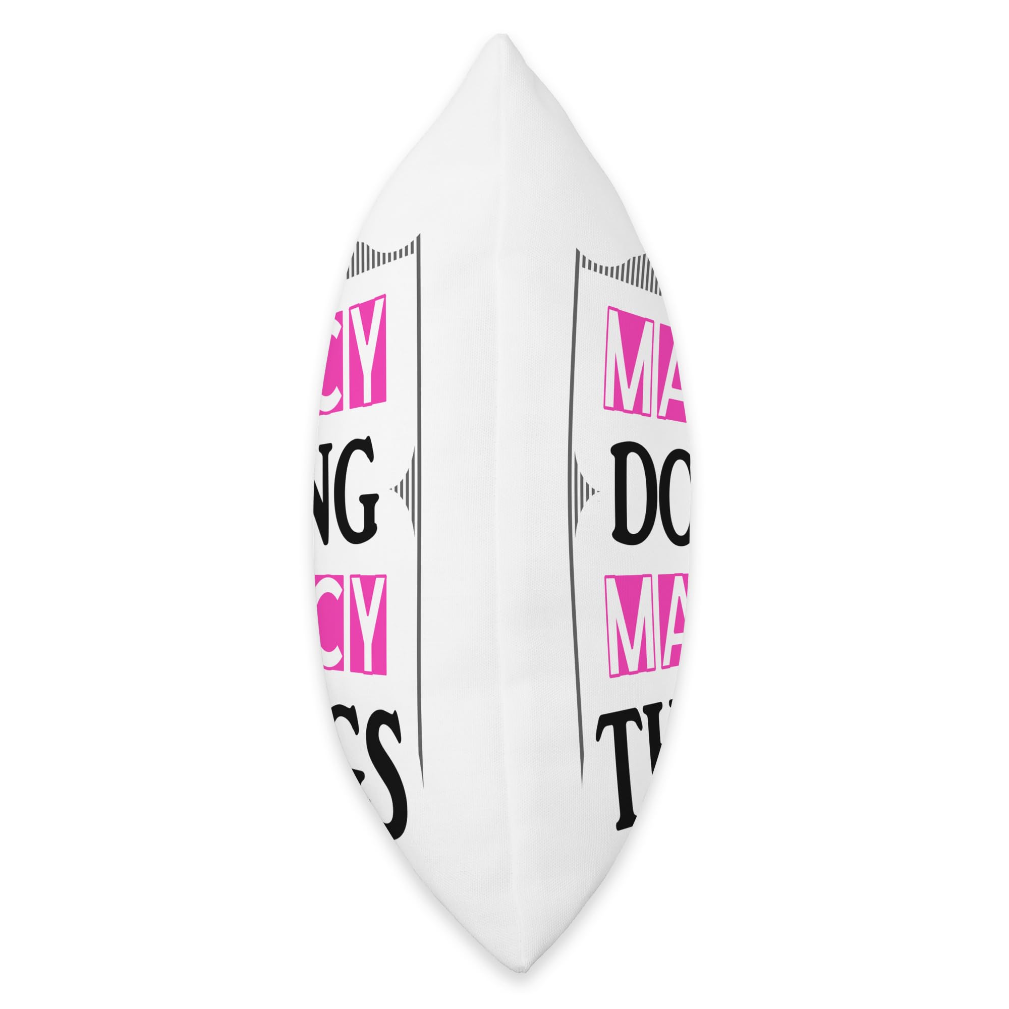 Custom Marcy Gifts & Designs for Girls Marcy Things Funny Name Gift White Throw Pillow, 18x18, Multicolor