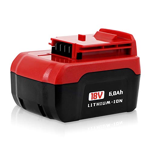 DSANKE PC18B 18V 6000mAh Lithium Ion Battery Compatible with Porter Cable 18 Volt Cordless Power Tools Battery PC18B PC18BL PC18BLX PCC489N PC18BLEX PC1800D PCXMVC Battery