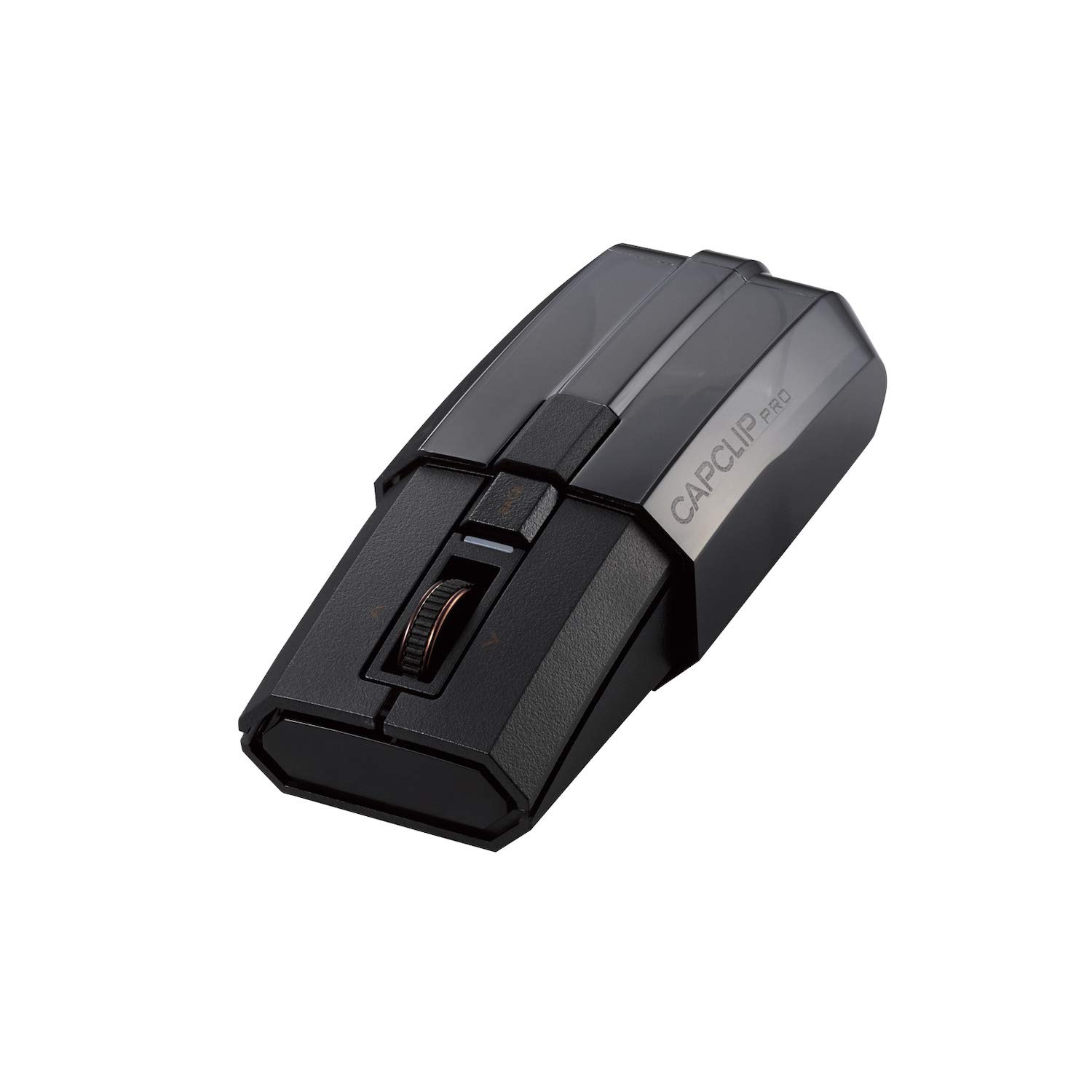 ELECOM Bluetooth Mouse Rechargeble, Clippable, Silent, Quiet Click, 4 Button, Tilt Scroll, for iPad, Laptop PC and Mac Small Size, Black M-CCP1BBBK-US