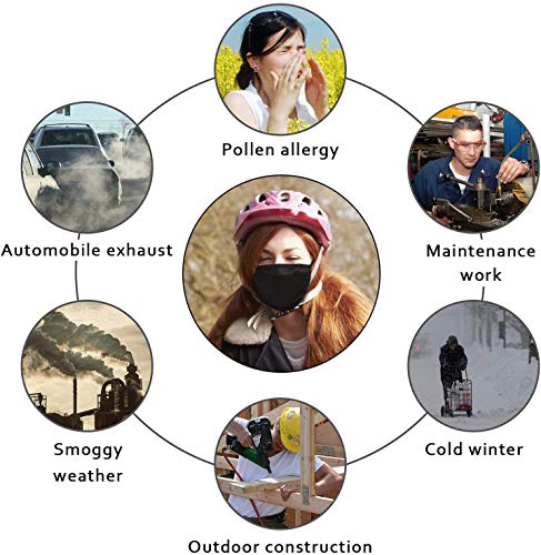 HEROBIKER 3PCS Reusable Cloth Face Mask Comfort Washable Masks - Breathable Comfort, Machine Washable Safety Mask, Cloth Masks Face Shield Mouth Protection Banada Balaclava