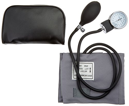 Sammons Preston Economy Aneroid Sphygmomanometer, Professional Blood Pressure Cuff Monitor & Dial for Accurate Measurement, Adult Size, Manage Hypotension & Hypertension, Home or Clinical Use