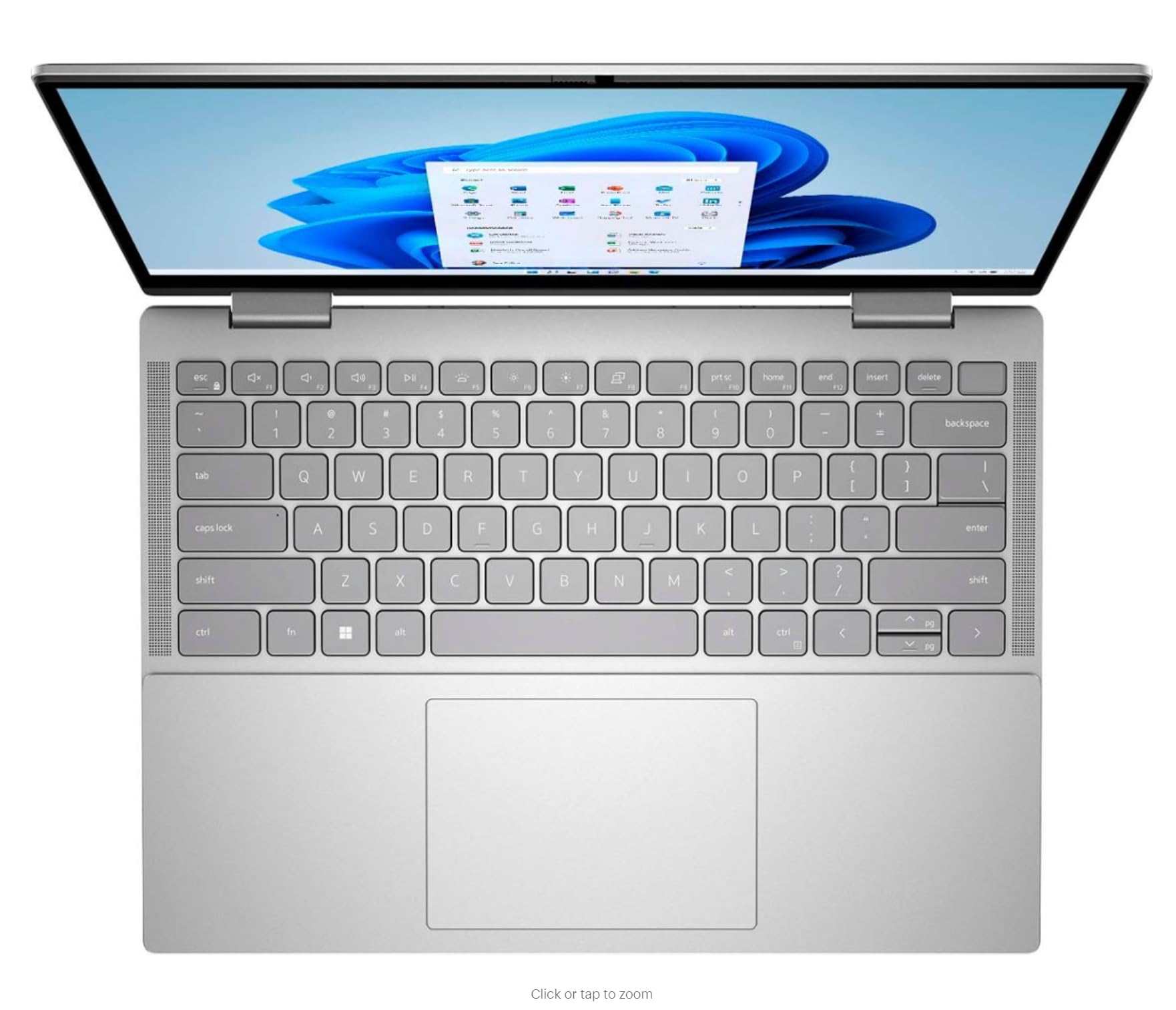 Dell - Inspiron 14.0" WUXGA 2-in-1 Touch Laptop - Core i7 1355U - 2X Thunderbolt4 - Wi-Fi 6- Backlit KB – Bluetooth - Platinum Silver- Win11 W/Cloth (16GB RAM | 1TB SSD)