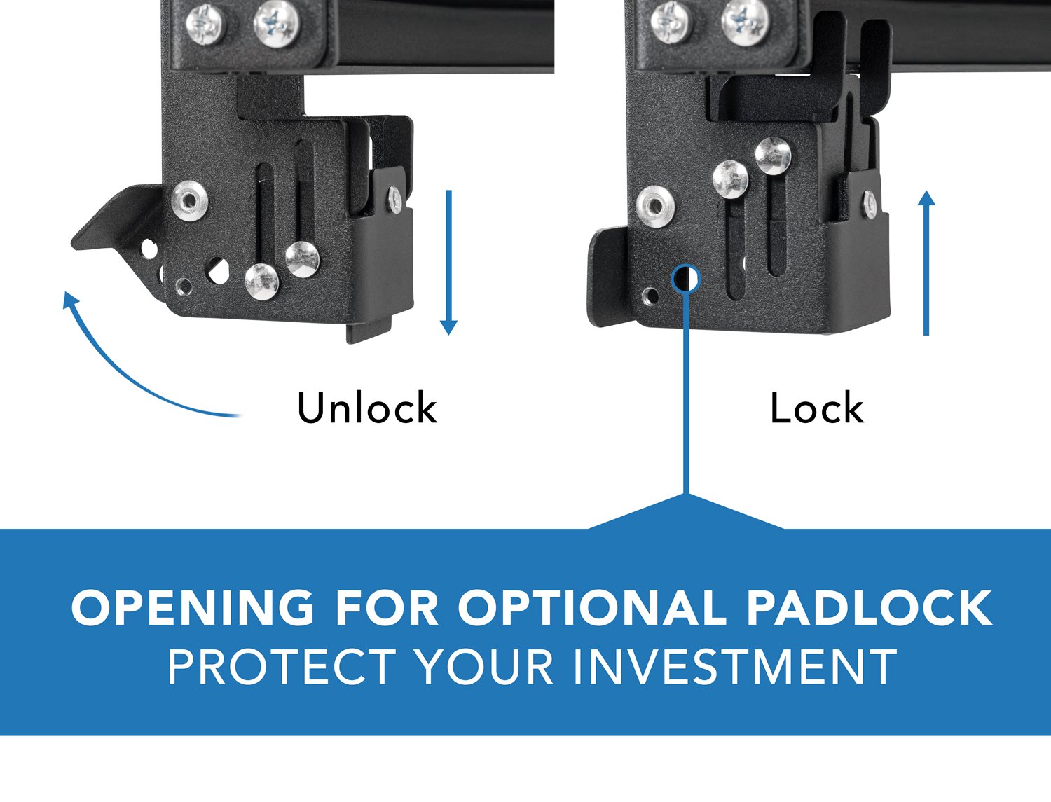 Mount-It! Pop Out Video Wall Mount, Digital Signage TV Menu Board Mount for 32 to 70" TVs, Up to VESA 600x400, Commercial Grade 154 Lbs Capacity