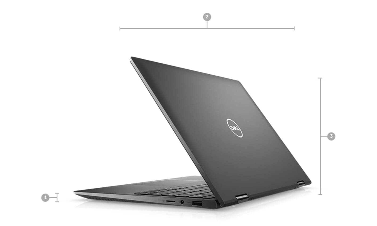 Dell Inspiron 7306 2-in-1 (2020) | 13.3" 4K Touch | Core i7-32GB SSD - 16GB RAM | 4 Cores @ 4.7 GHz - 11th Gen CPU Win 11 Home
