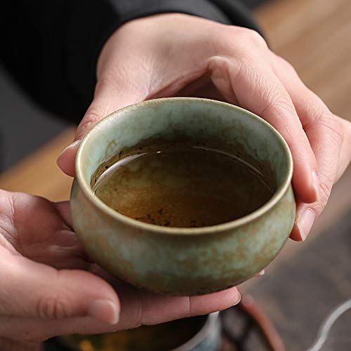 Handmade Tea Cup,Tea Cup Set of 5,Kung Fu Tea Cup,Tea Cup Without Handle,Small teacups Bulk,Traditional Chinese Tea Cup
