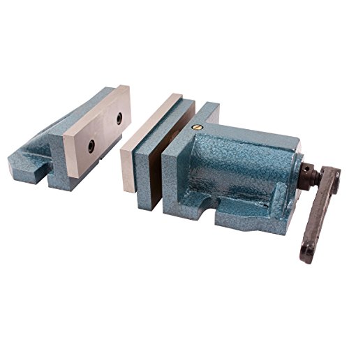 HHIP 3900-1726 2 Piece Quick Clamp Mill Vise, 6" Width x 3" Depth Jaw.375" Clamp (Pack of 1)