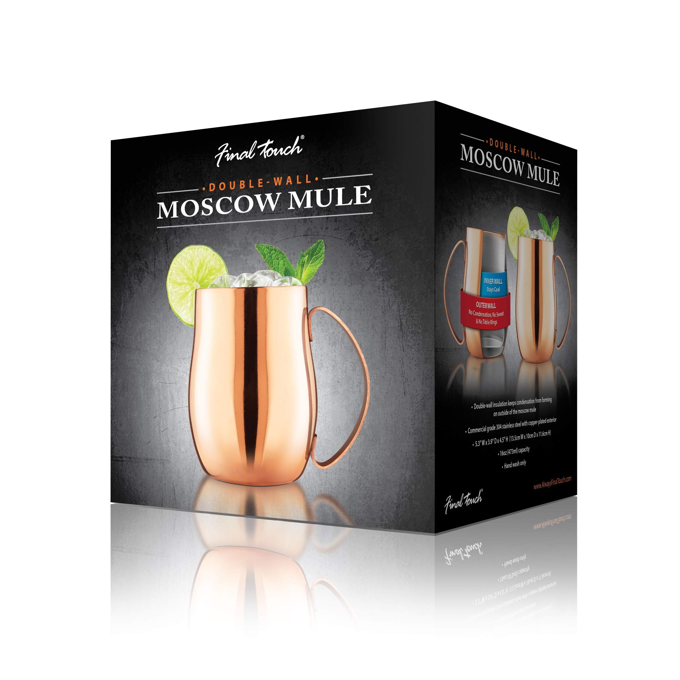 Final Touch Double-Wall Moscow Mule Mug (MM501)