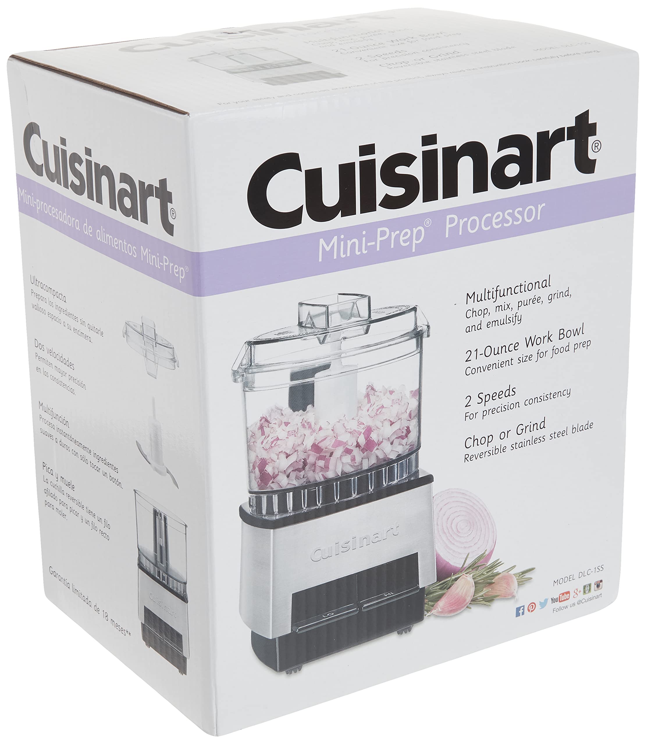 Cuisinart Mini PREP Food Processor Custom, 2.63 Cup, Silver