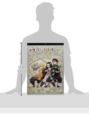 Ensky Demon Slayer 2021 Wall Calendar, Size B3