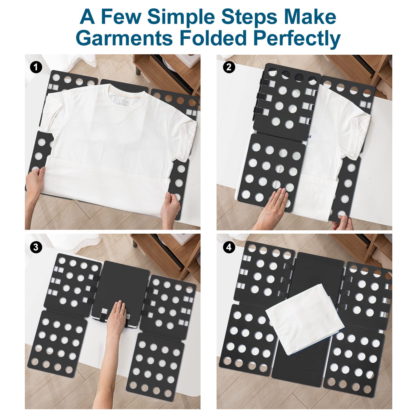 Sealegend Shirt Folding Board Shirt Folder Clothes Folding Board Durable Plastic t Shirts Clothes Laundry folders