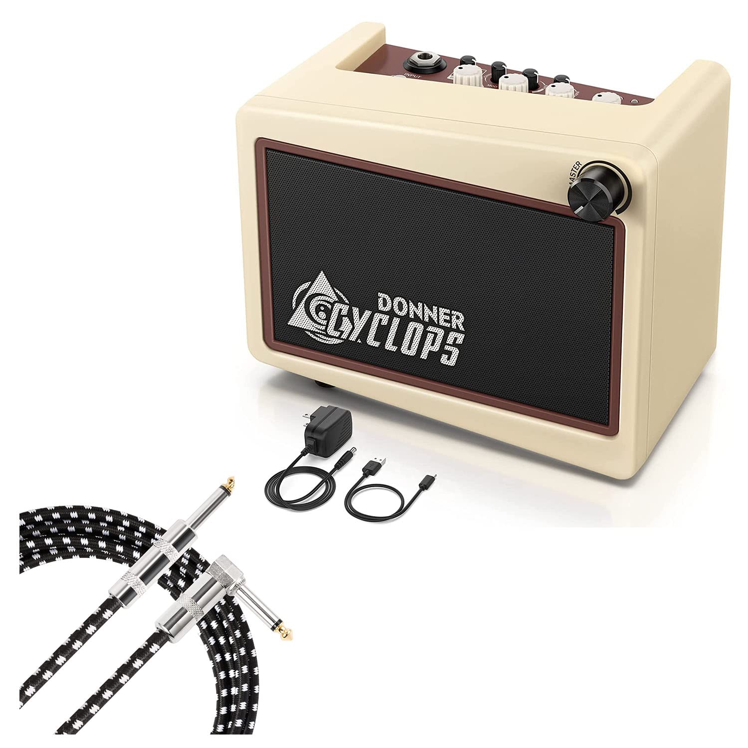 Donner Mini Guitar Amp & Guitar Cable 10 ft