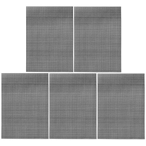 GOETOR Flower Pot Hole Mesh Pads 5 PCS Rigid Plastic Mesh Screen 20x30cm Bonsai Bottom Grid Mat Polyethylene Garden's Drainage Mesh Hole Screens
