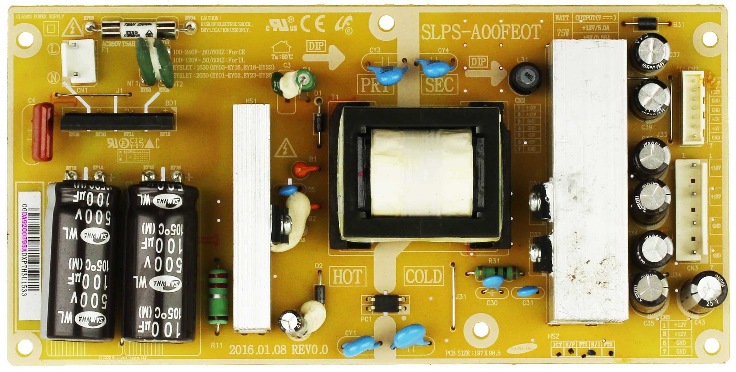 Refrigerator DA92-00795A Module Control Board