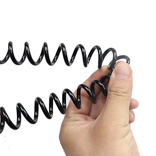 Cycling Combination 4-Digit Password Bike Lock Cable Security Bicycle Bike Accessories Mountain Bike Lights Front and Back (Black, One Size)