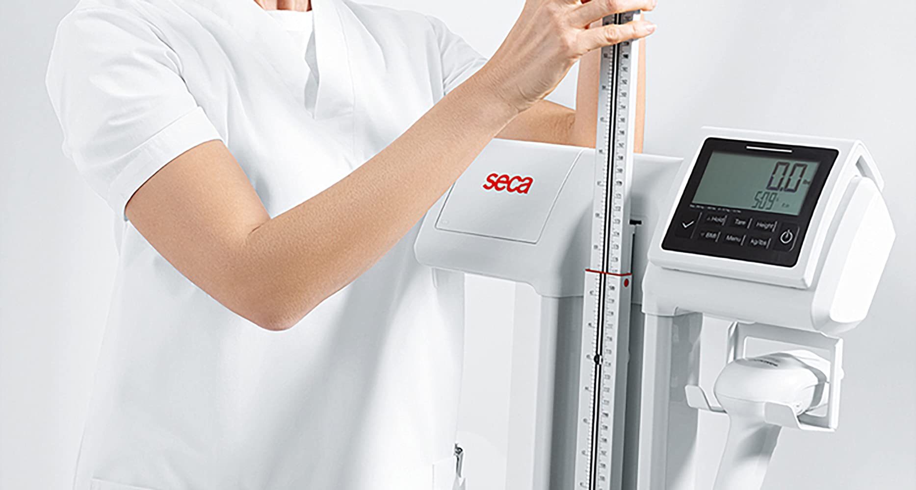 seca 787 EMR validated Column Scale with Eye-Level Display